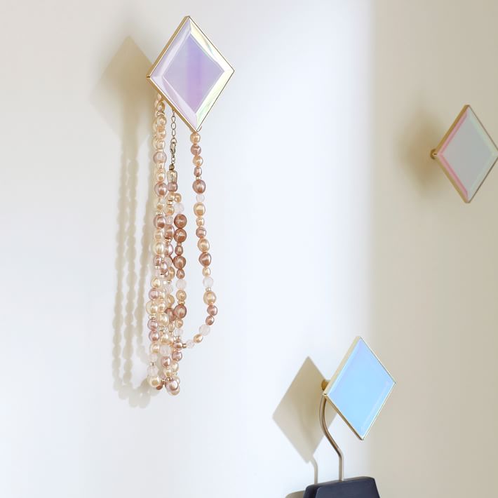 Iridescent Jewelry Hooks | Jewelry Storage | Pottery Barn Teen