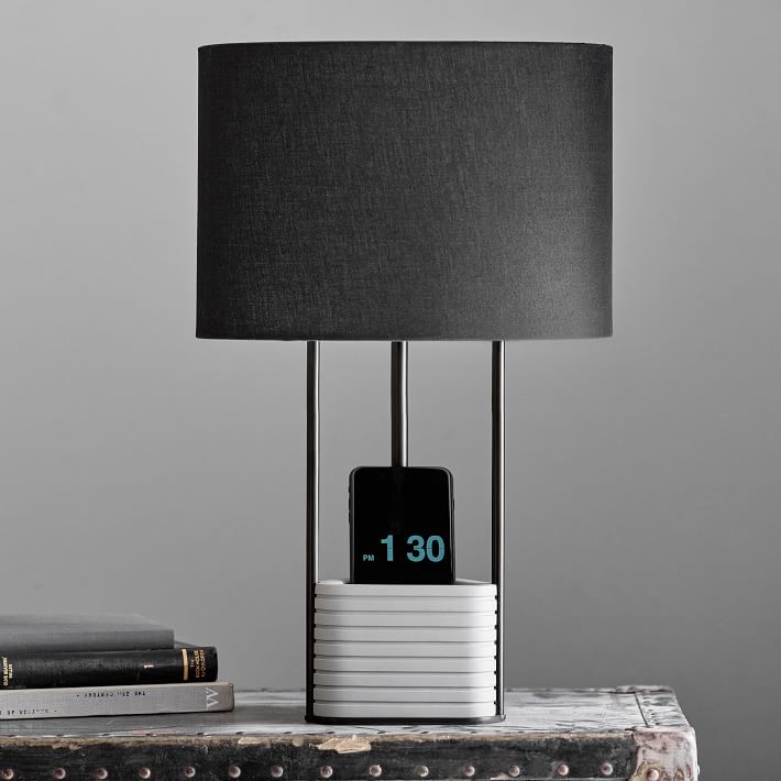 Triangular Base Table Lamp with USB | Teen Lamp | Pottery Barn Teen