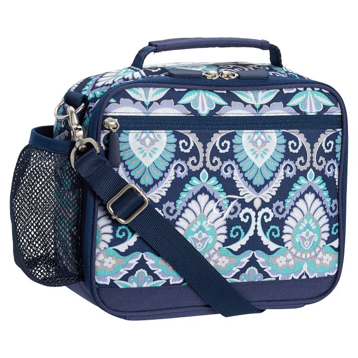 Navy Deco Medallion Insulated Lunch Bag Pottery Barn Teen Navy Deco Medallion Insulated Lunch Bag Pottery Barn Teen