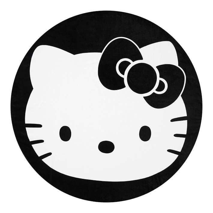Hello Kitty® Round Beach Towel | Pottery Barn Teen
