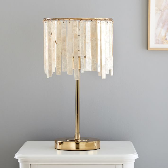 Capiz Strip Table Lamp | Teen Lamp | Pottery Barn Teen