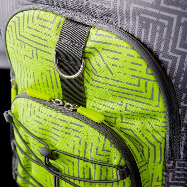 Circuit Neon Yellow Reflective Teen Backpack | Pottery Barn Teen