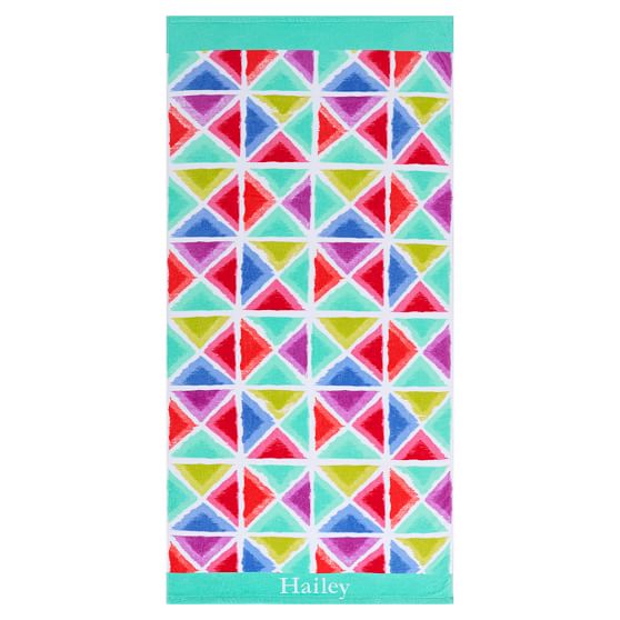Kaleidoscope Pop Teen Beach Towel | Pottery Barn Teen