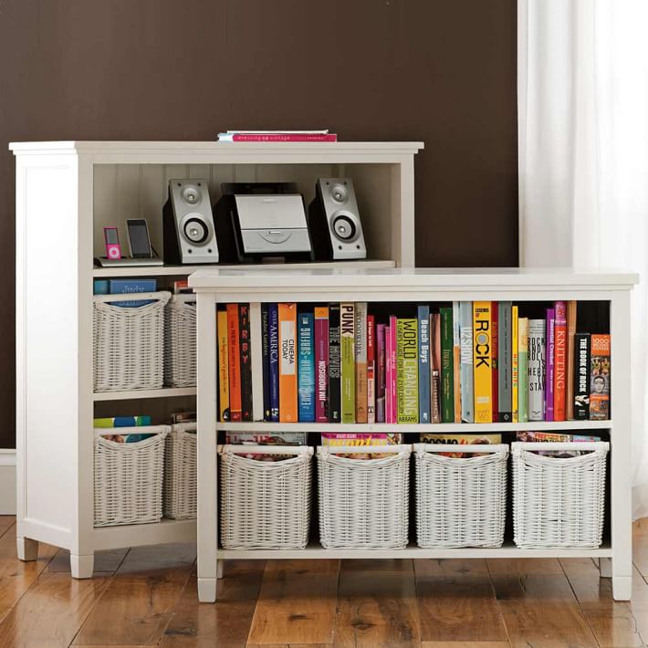 Beadboard 2-Shelf Bookshelf | Pottery Barn Teen