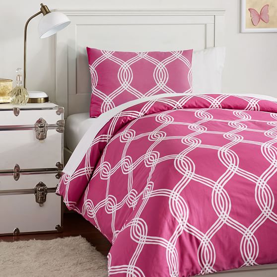 Infinity Stripe Deluxe Duvet Set | Dorm Bundle | Pottery Barn Teen