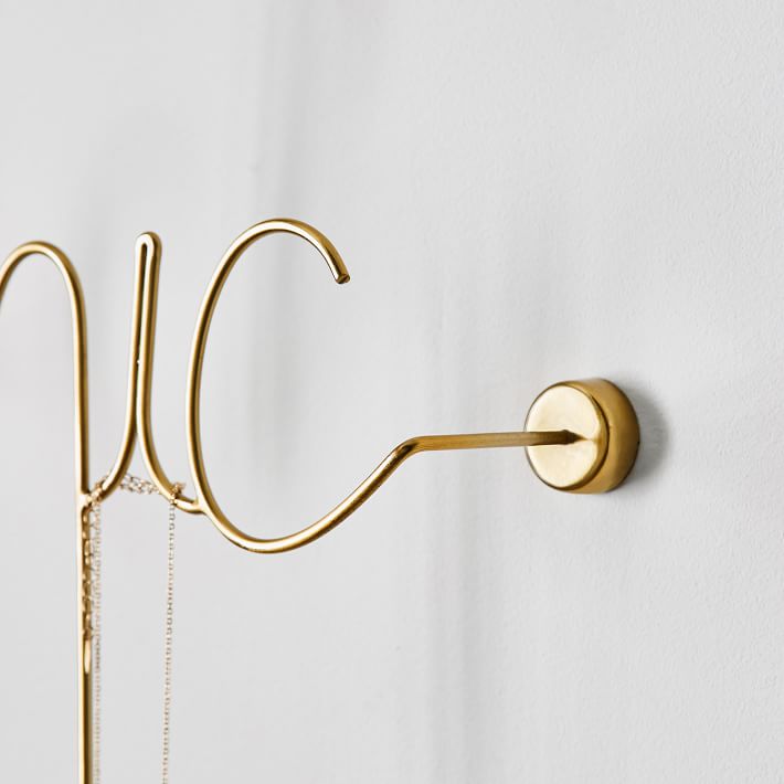 Gold Wire Chic Jewelry Hook | Jewelry Storage | Pottery Barn Teen