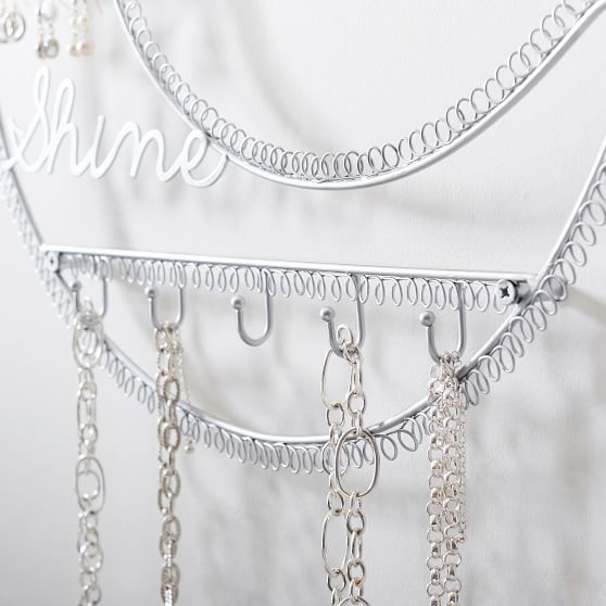 Wire Wall Jewelry Display | Jewelry Storage | Pottery Barn Teen
