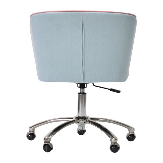 Denim with Piping Wingback Desk Chair| Desk Chair | Pottery Barn Teen