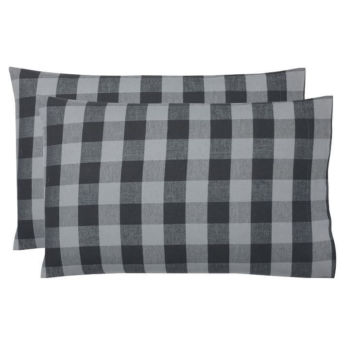 Buffalo Check Organic Flannel Boys Sheets | Pottery Barn Teen