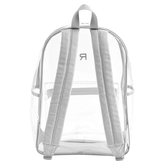 Clearly There Clear With Gray Trim Teen Backpack | Pottery Barn Teen