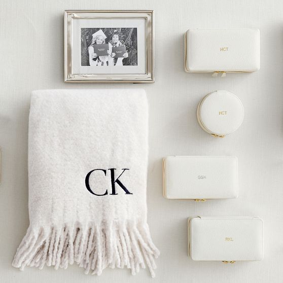 Elliot Leather Rectangle Travel Jewelry Case | Pottery Barn Teen