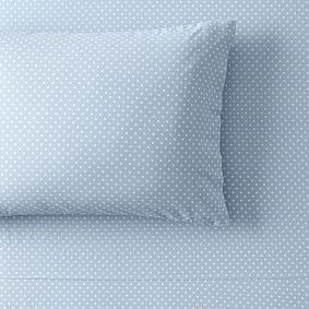 Washed Dot Organic Sheet Set | Pottery Barn Teen