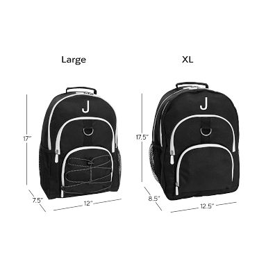 Gear-Up Color Block Black/White Backpack | Pottery Barn Teen