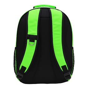 Gear-Up Neon Green Solid Backpack | Pottery Barn Teen