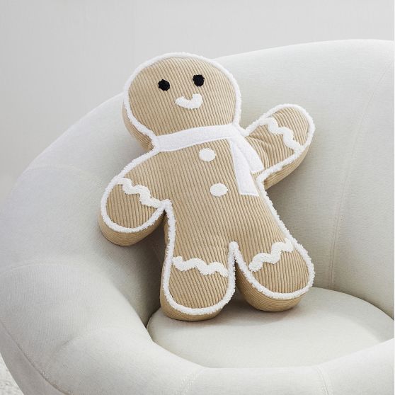 Gingerbread Man Pillow | Pottery Barn Teen Gingerbread Man Pillow | Pottery Barn Teen