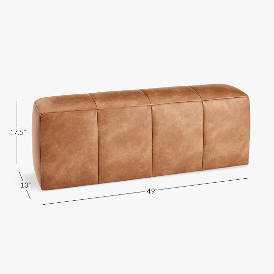 Baldwin Upholstered Bench | Pottery Barn Teen