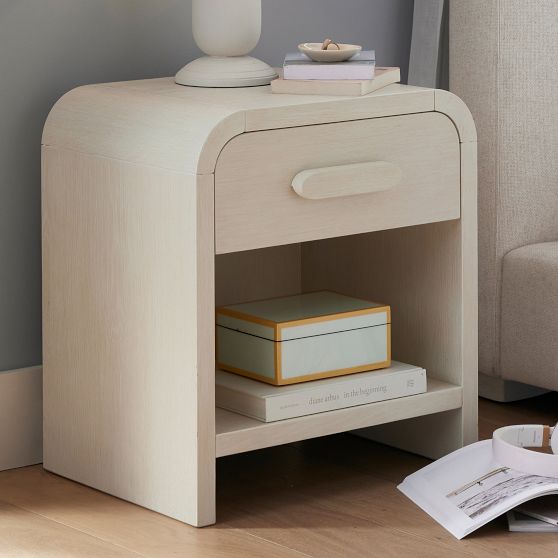 Clio Rounded Nightstand | Pottery Barn Teen