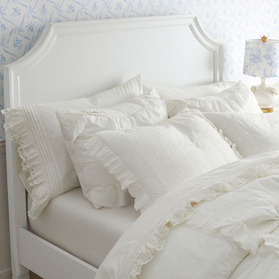 LoveShackFancy Eyelet Ruffle Sheet Set | Pottery Barn Teen