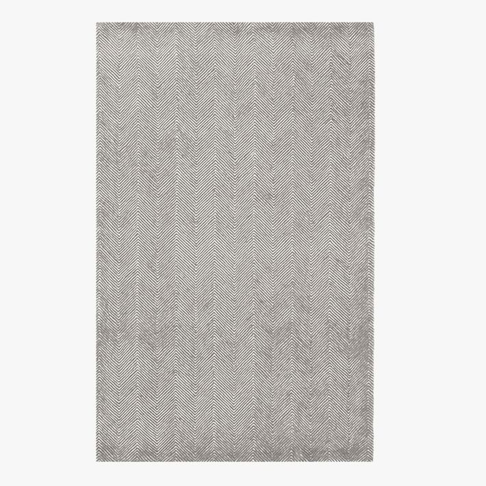 Herringbone Wool Rug | Pottery Barn Teen