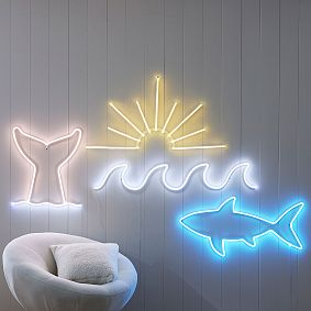 Shark LED Wall Light | Pottery Barn Teen