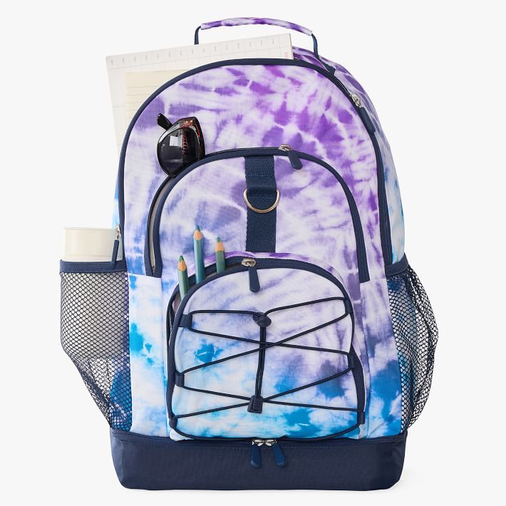Gear-Up Purple Navy Laguna Tie-Dye Backpack | Pottery Barn Teen