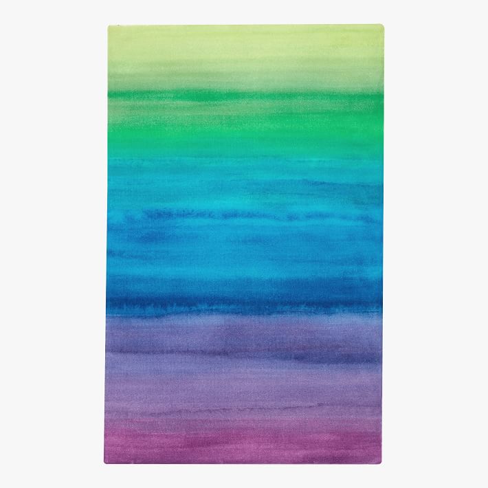 Rainbow Ombre Rug | Teen Rug | Pottery Barn Teen