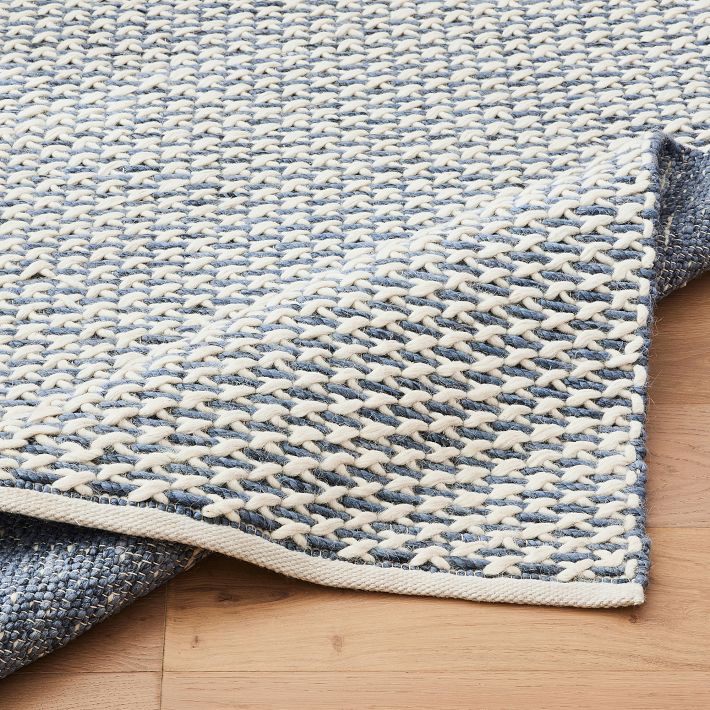 Cross Stitch Woven Rug | Pottery Barn Teen