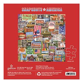 Snapshots of America 500 Piece Puzzle | Pottery Barn Teen