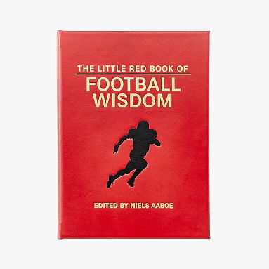 Little Red Book of Football Wisdom Leather-Bound Book | Pottery Barn Teen