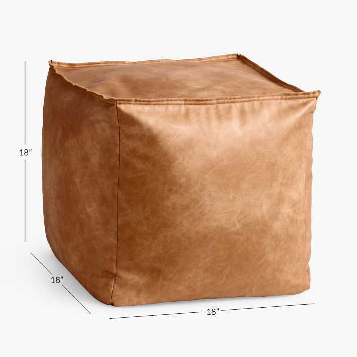 Modern Lounger and Pouf Set | Pottery Barn Teen