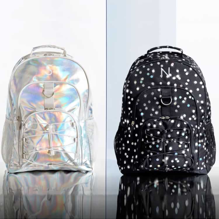 Iridescent Dot Black Teen Backpack | Pottery Barn Teen