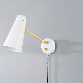 Mitzi Alex Plug-in Wall Sconce | Pottery Barn Teen