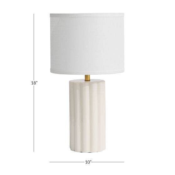 Scalloped Table Lamp | Pottery Barn Teen