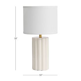 Scalloped Table Lamp | Pottery Barn Teen