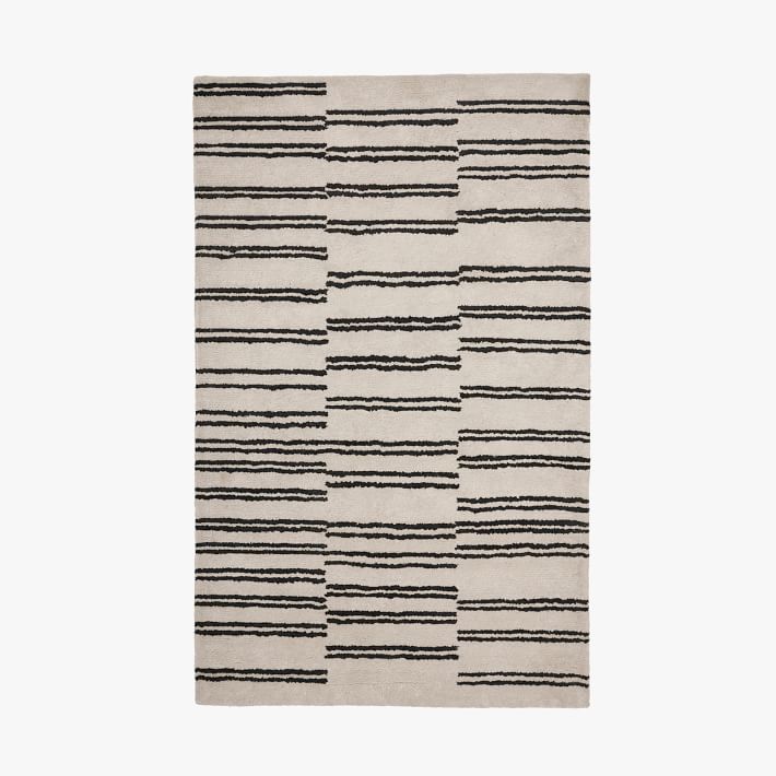 Step Stripe Recycled Performance Rug | Pottery Barn Teen