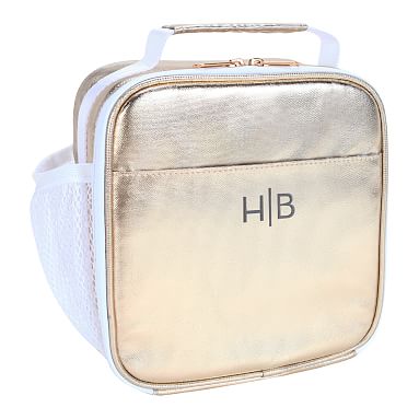 Gear-Up Solid Iridescent Gold Lunch Box | Pottery Barn Teen