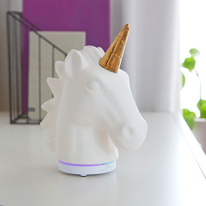 Unicorn Light Up Ceramic Diffuser | Pottery Barn Teen