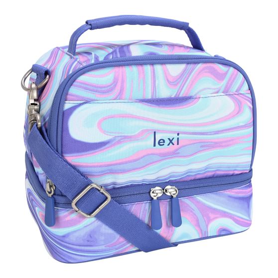 Gear-Up Pink/Purple Marble Lunch Boxes | Pottery Barn Teen