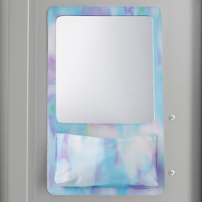 Watercolor Dream Cool Fabric Locker Pocket With Mirror | Pottery Barn Teen