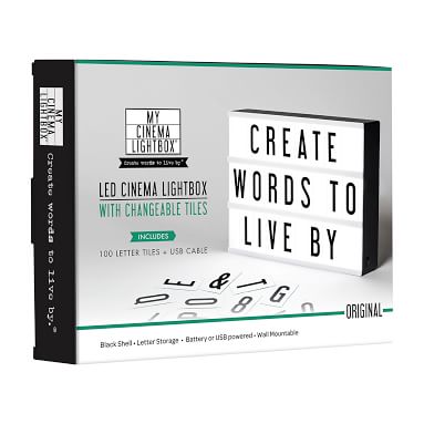 Original Cinema Lightbox | Teen Lamp | Pottery Barn Teen