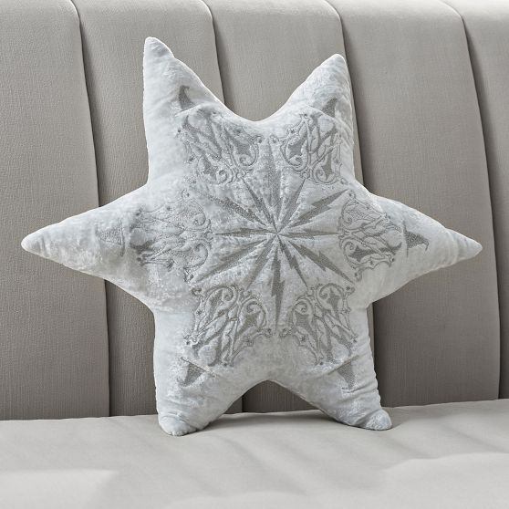 Harry Potter™ Snowflake Pillow | Pottery Barn Teen