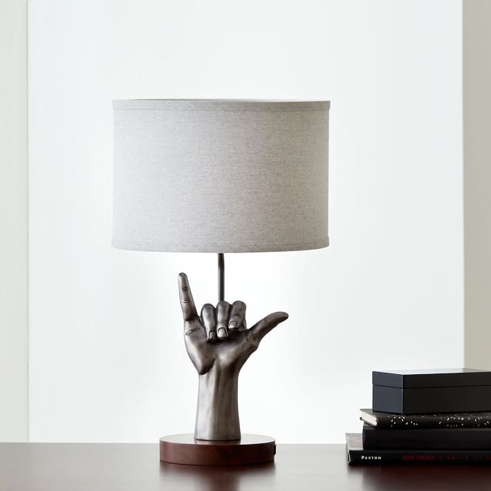Hang Loose Table Lamp with USB | Pottery Barn Teen