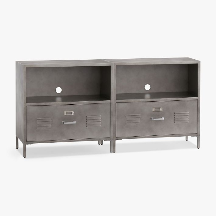 Locker 1-Drawer Bookcase, Set of 2 (60") | Pottery Barn Teen