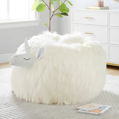 Llama Critter Bean Bag Chair | Pottery Barn Teen