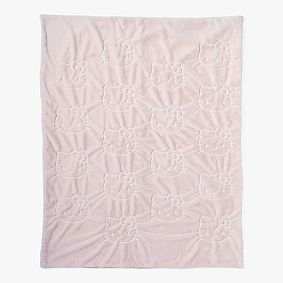 Hello Kitty® Magical Faux-Fur Throw Blanket | Pottery Barn Teen