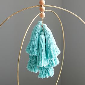Mirror Tassel Mobile | Pottery Barn Teen