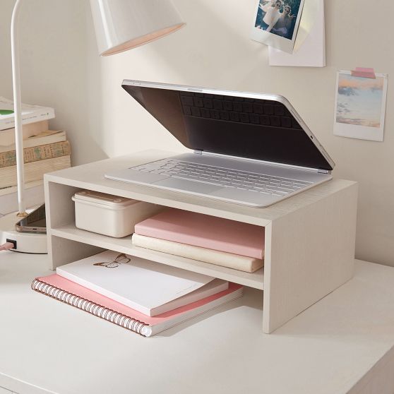 Brushed Fog Desk Riser | Pottery Barn Teen