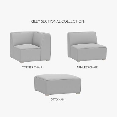 Build Your Own - Riley Sectional Sofa | Teen Sofa | Pottery Barn Teen
