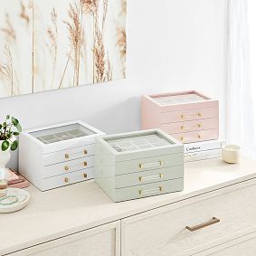Elle Lacquer Jewelry Display Box | Jewelry Storage | Pottery Barn Teen