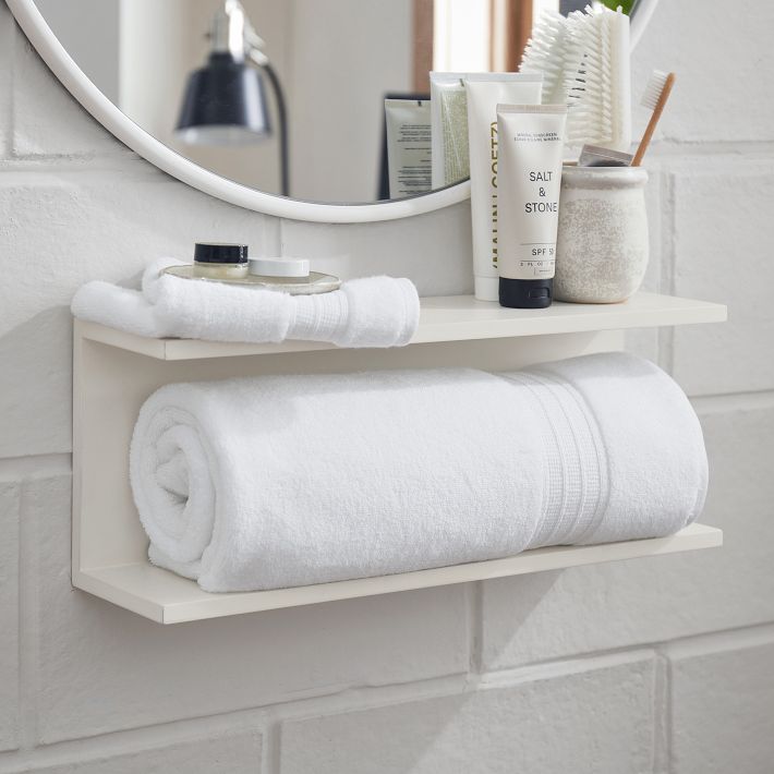 No Nails Two-Tier Shelf (18") | Pottery Barn Teen